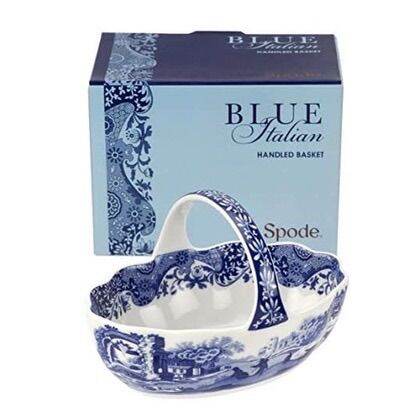 Spode Dinnerware, Blue Italian Handled Basket | Lazada PH