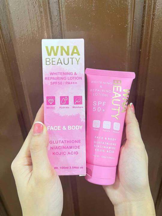 WNA WHITENING & REPAIRING LOTION (100ml) | Lazada