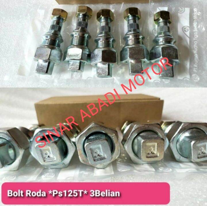 Baut Roda Belakang Double Kiri LH Mitsubishi PS125 PS TURBO CANTER FE71 ...