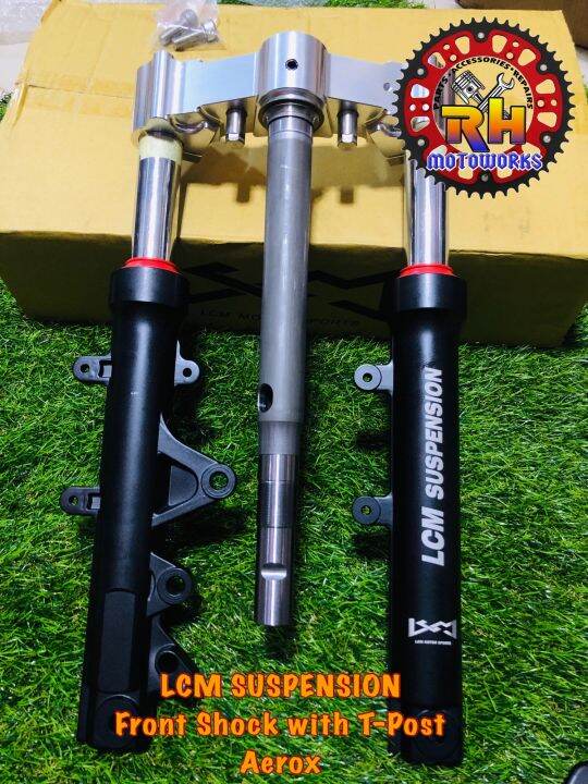 LCM SUSPENSION AEROX FRONT SHOCK WITH T-POST | Lazada PH