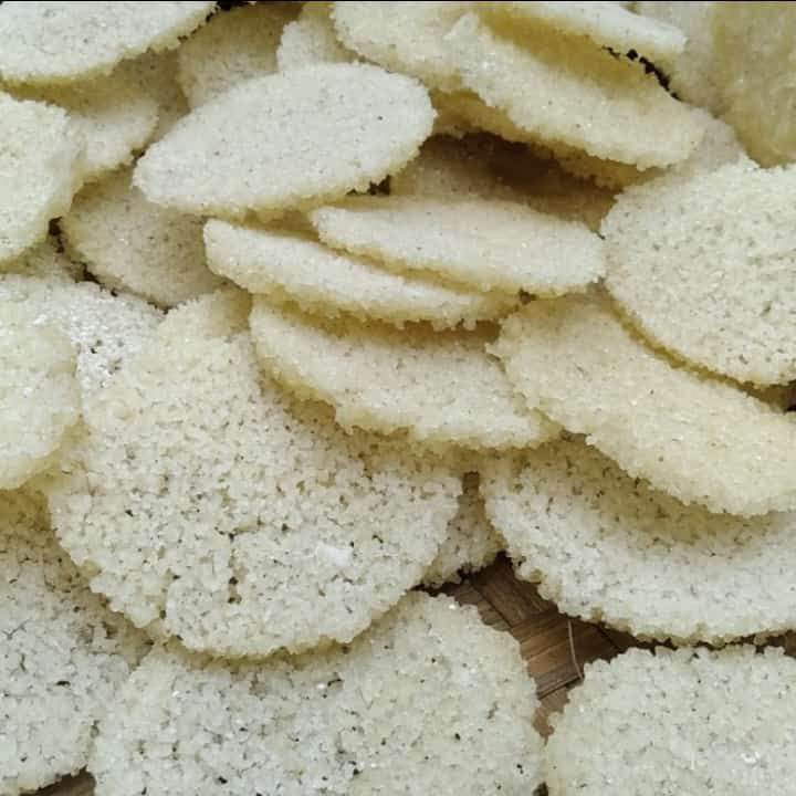 Rengginang Singkong Renggining Mentah isi 20 Keping Kerupuk Ranggining Singkong Mentah Khas ...