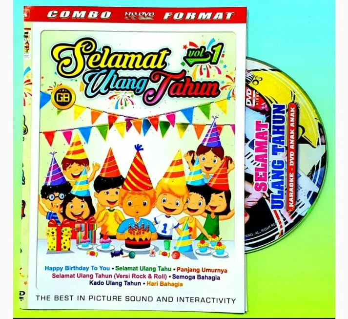 KASET DVD LAGU ANAK" : SELAMAT ULANG TAHUN VOL 1 | Lazada Indonesia