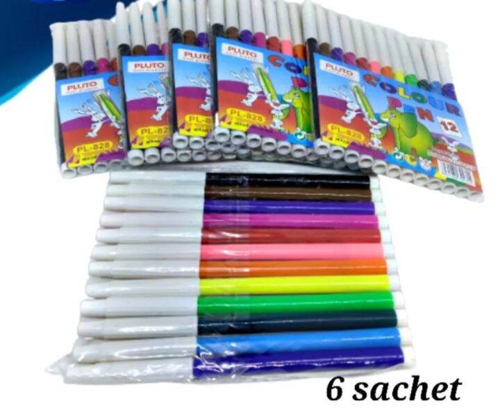 Spidol 12 Warna 6 Sachet | Lazada Indonesia