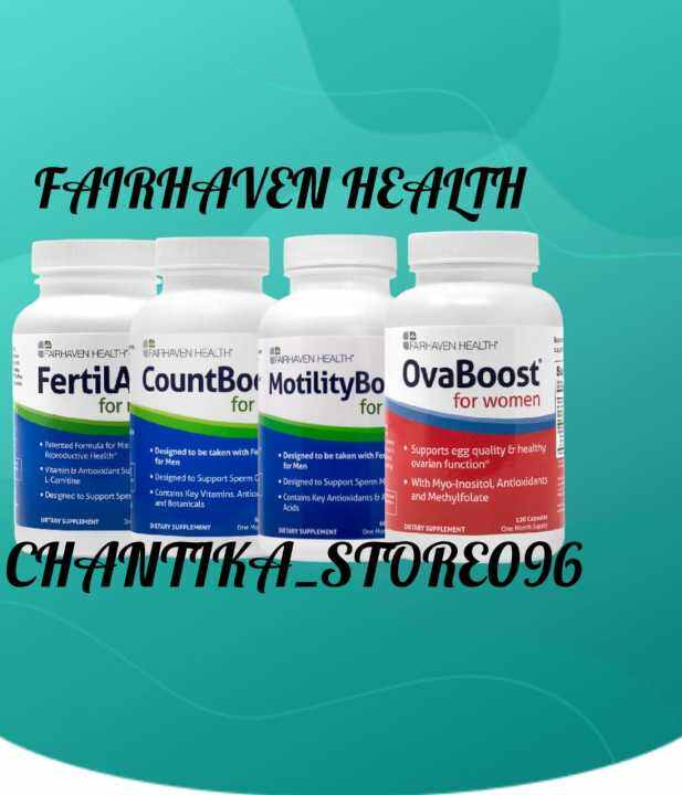 Fairhaven Health FertilAid For Men - CountBoost For Men - MotilityBoost ...
