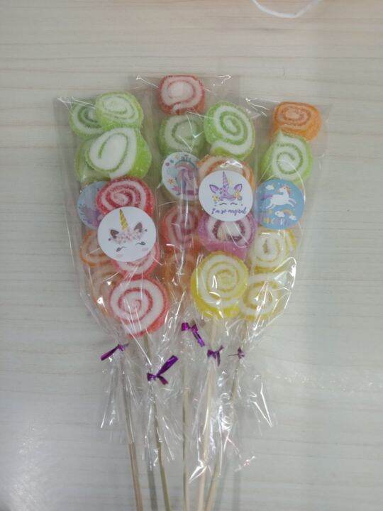 permen jelly tusuk/sate permen /jelly roll | Lazada Indonesia