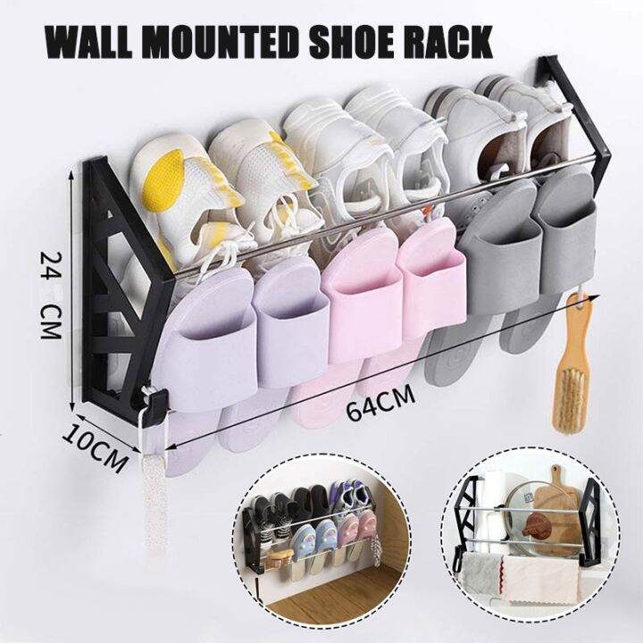 In 1 Door Back Shoe Rack Wall Mounted Hanging Shoe Storage ...