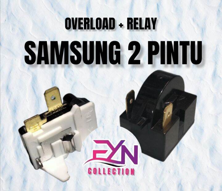 PTC relay kulkas Samsung 2 pintu dan overload kulkas Samsung 1 set | Lazada Indonesia
