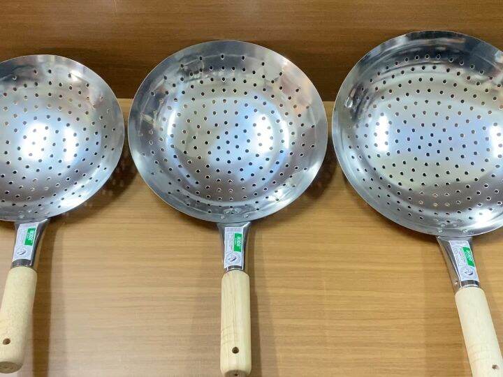Strainer / Stainless Steel Frying Oil Strainer / Oil Skimmer / Penapis ...