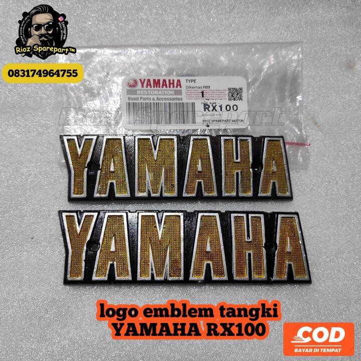 logo emblem tangki tengki yamaha rx100 rx 100 | Lazada Indonesia