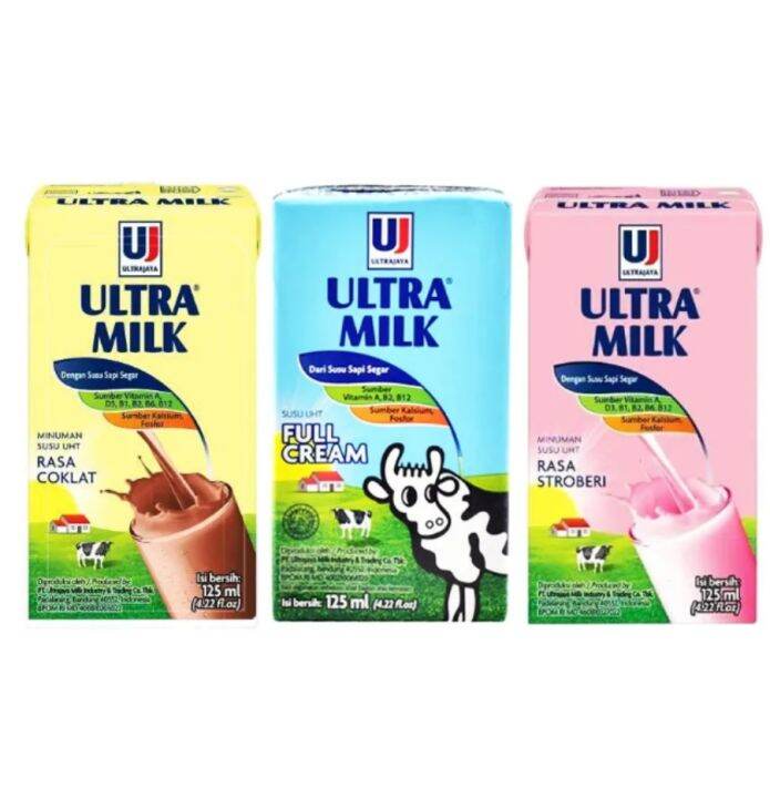 Ultra Milk UHT 125ml | Lazada Indonesia