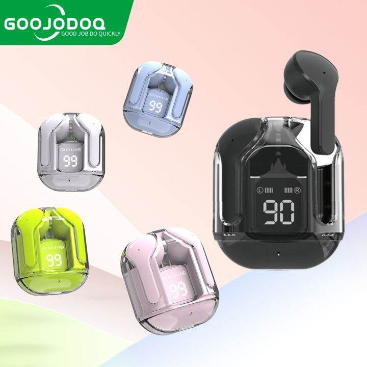 GOOJODOQ Wireless Earphones Bluetooth with Mic Earbuds EarPods ...
