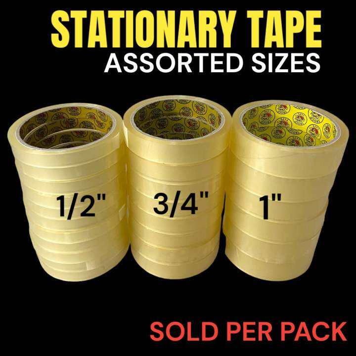 Stationary Tape (Assorted Sizes)Croco X Sold per Pack | Lazada PH