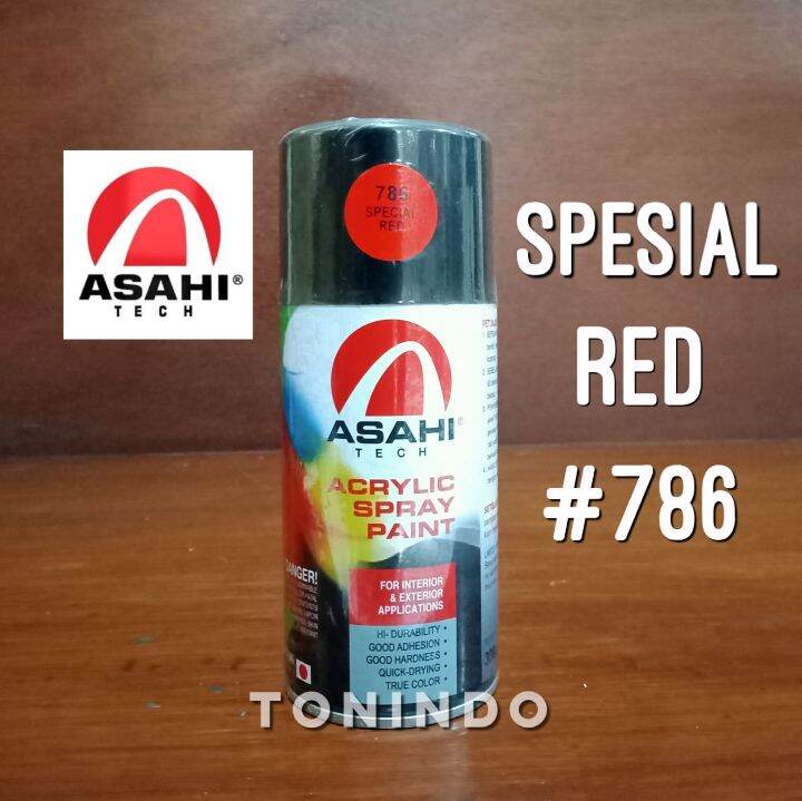 Cat Semprot ASAHI 786 Special Red Warna Standar 300ml | Lazada Indonesia