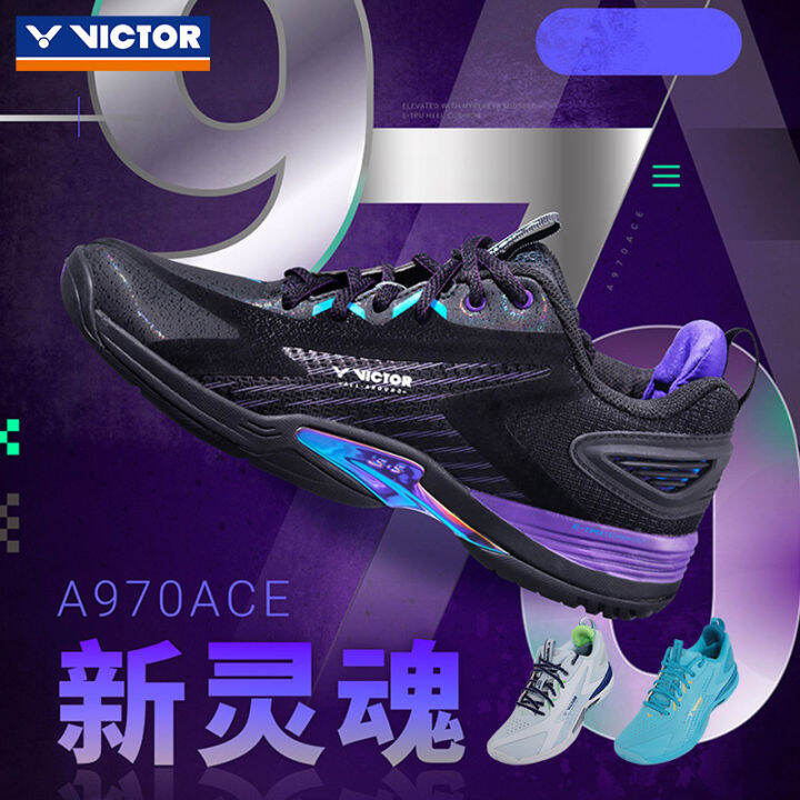 Victor Victor Badminton Shoes Professional Grade Anti-Skid Shock Absorption Victor A970ace ...