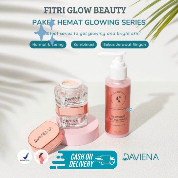 Daviena Skincare Paket hemat glowing series | daviena Skincare | Lazada ...