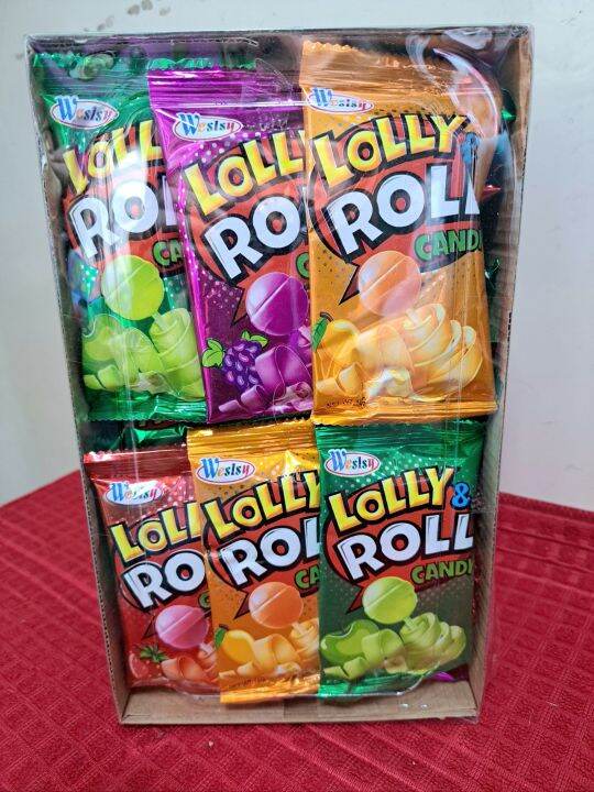 LOLLY & ROLL LOLLIPOP CANDY 30PCS (1BOX) | Lazada PH