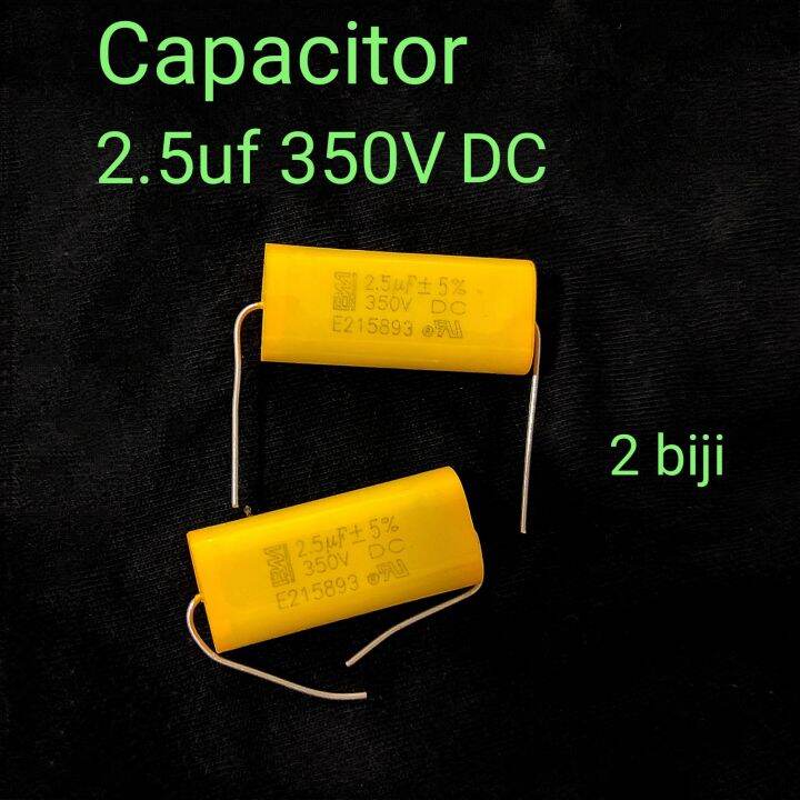 2.5uf 350VDC 2 biji Ceiling fan Pcb board Alpha elmark | Lazada