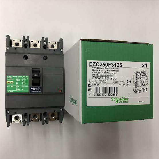 MCCB SCHNEIDER EZC250F3125 3P 125A BREAKER 3PHASE EZC250F EZC 250F | Lazada Indonesia