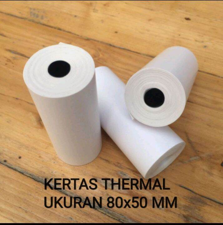 Kertas Struk Thermal 80x50mm Paket 10 Roll | Lazada Indonesia