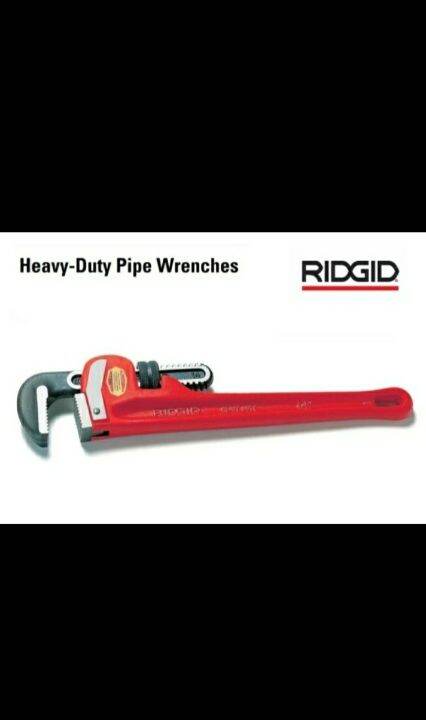kunci pipa ridgid.Heavy duty pipe wrench ridgid 18 inchinoriginal USA ...
