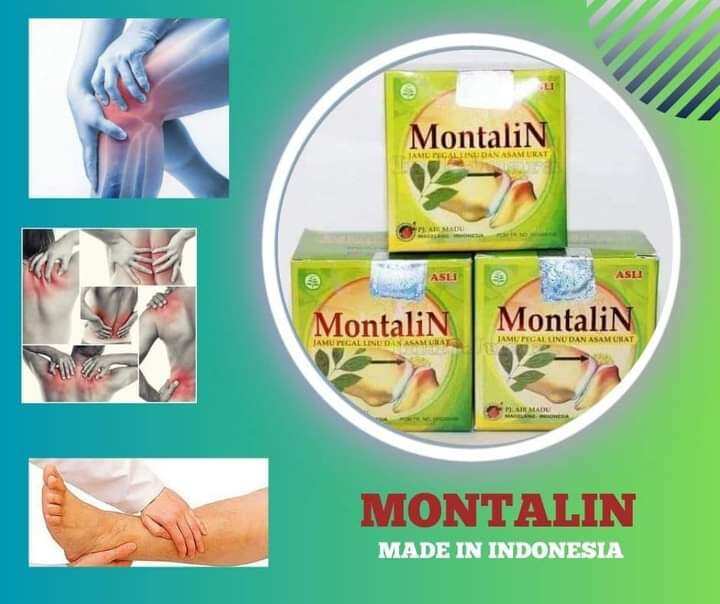 BOX OF 3 BEST SELLER ORIGINAL MONTALIN HERBAL SUPPLEMENT CAPSULE ...