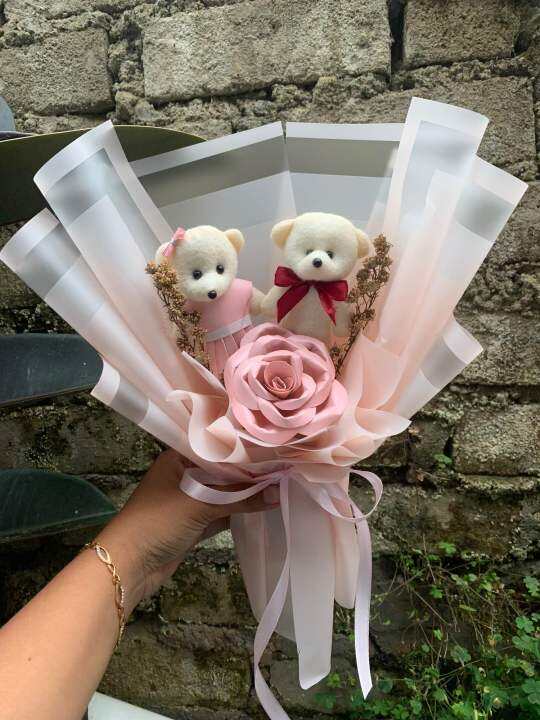 BUKET BONEKA COUPLE LUCU COCOK UNTUK HADIAH WEDDING LOKASI BANDUNG ...