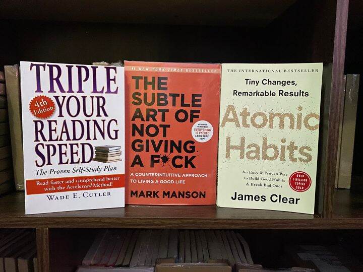 Atomic Habits + The Subtle Art of Not Giving a Fvck + Triple Your ...