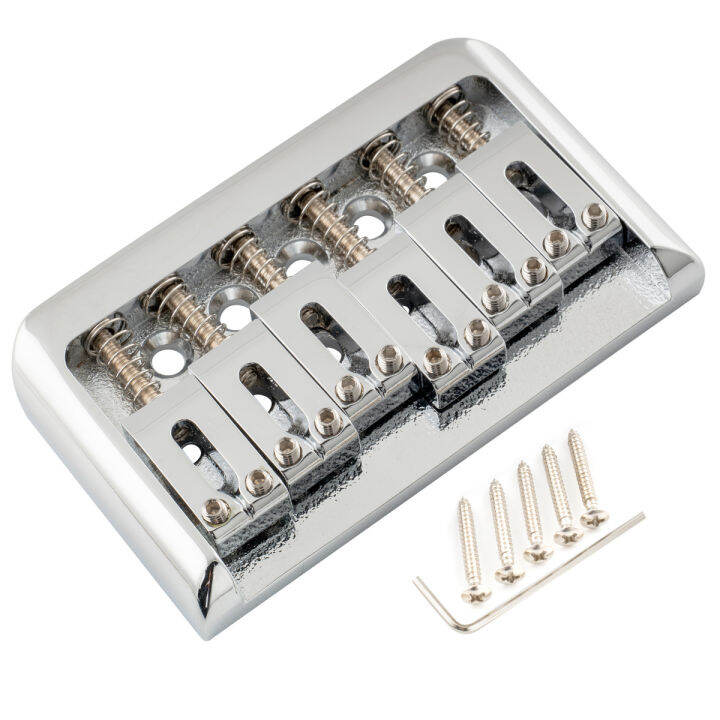 Musiclily Pro 52.5mm(2-1/16 inch) Hardtail Fixed Bridge Modern Style ...