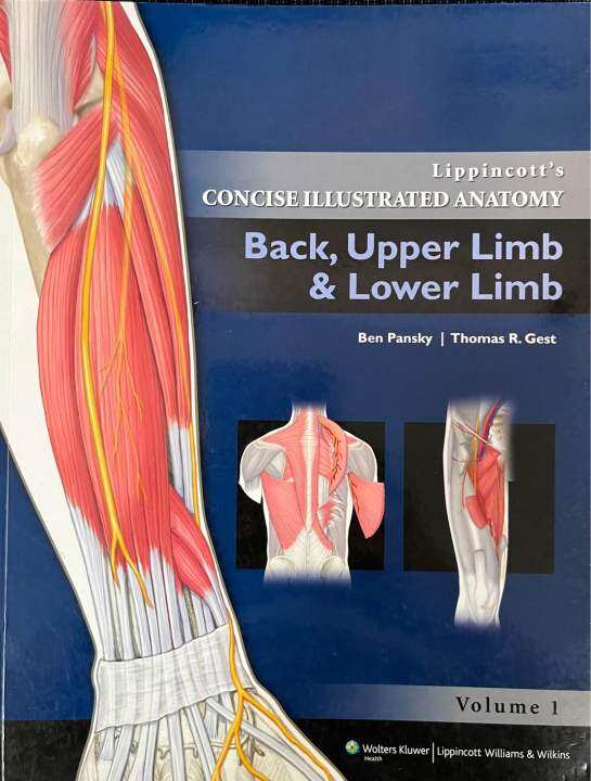 CONCISE ILLUSTRATED ANATOMY Back,Upper Limb & Lower Limb | Lazada