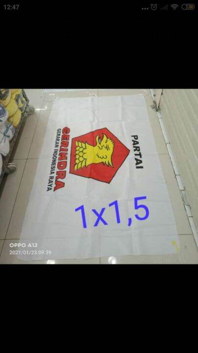 Bendera semua partai ukuran KPU 100x150 | Lazada Indonesia