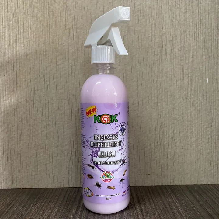 [READY STOCK - NEW] KCK Insect Repellent Lavender 450ml with spray ...