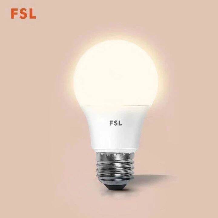 LAMPU LED LIGHTING FSL 11 wat SINAR PUTIH SENSOR Cahaya Otomatis Nyalah ...