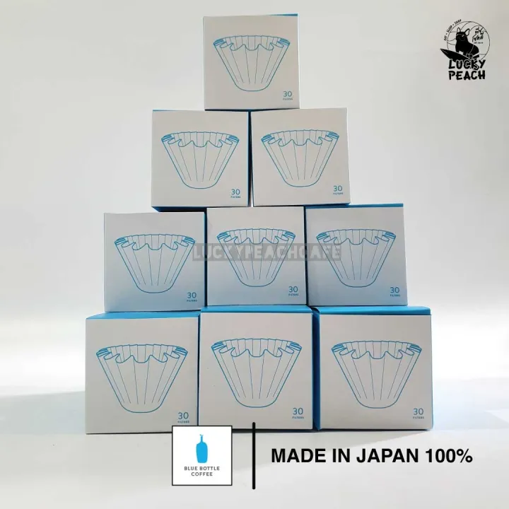 BLUE BOTTLE Paper Filter 30 Sheets Wave Shape (Made in Japan 🇯🇵 ...