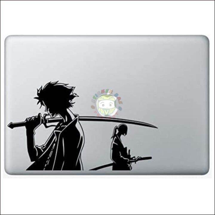 Stiker samurai keren cuting sticker mobil motor laptop samurai x bahan ...