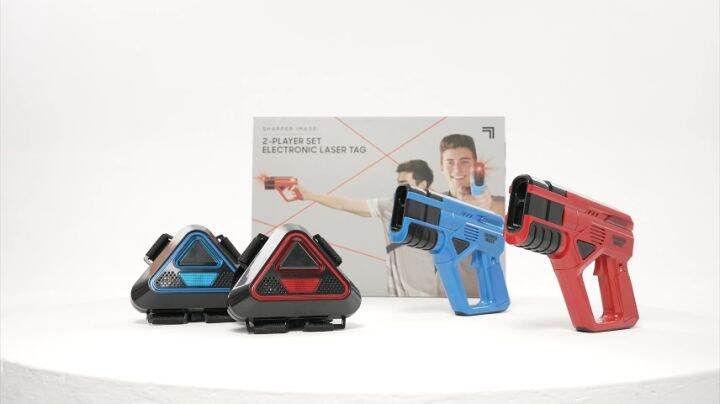 Sharper Image Toy Laser Tag Shooting Gun Game (1214000231) Two Player ...