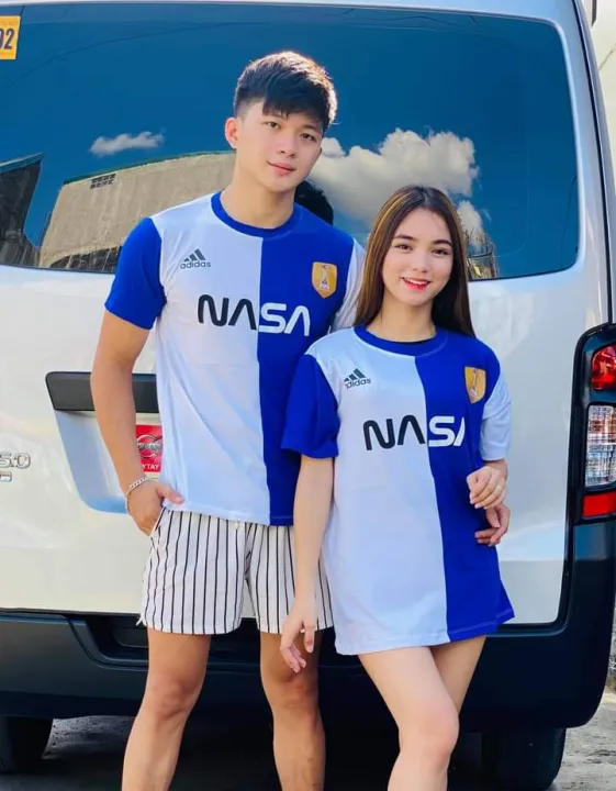New Arrival! | NSA 2 Combi Colors Couple Shirt Set | Lazada PH