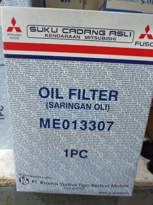 FILTER OLI MITSUBISHI PS125-PS135 CANTER TURBO | Lazada Indonesia