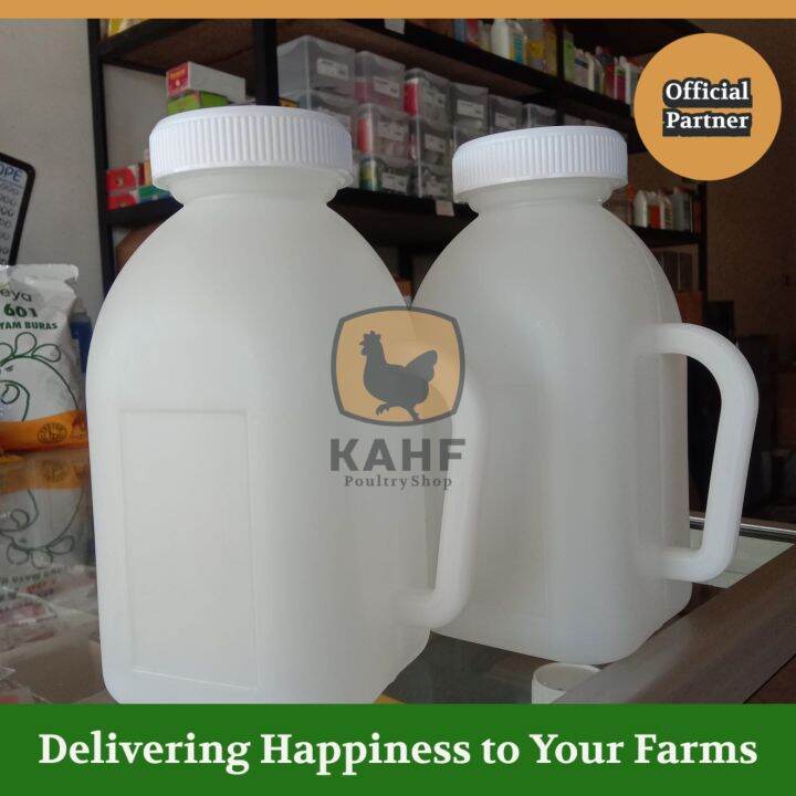 Botol Dot Sapi Putih 1 L untuk Pedet Kerbau Kuda ada Pegangan | Lazada ...