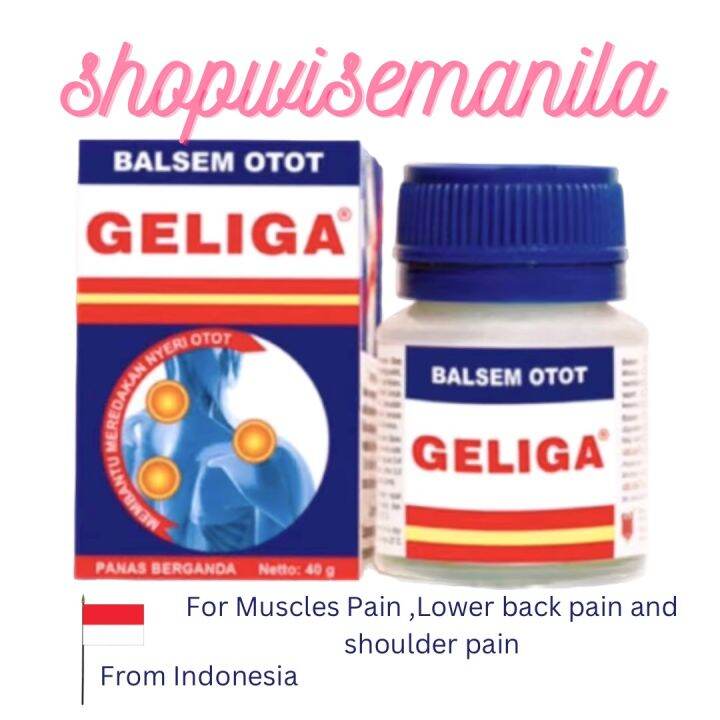 Balsem Otot Geliga Muscular Balm 40g | Lazada PH