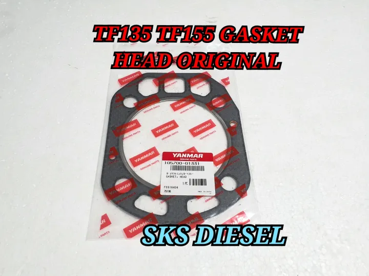 TF135 TF155 GASKET HEAD PAKING DEKSEL PACKING KOP MESIN DIESEL YANMAR ...