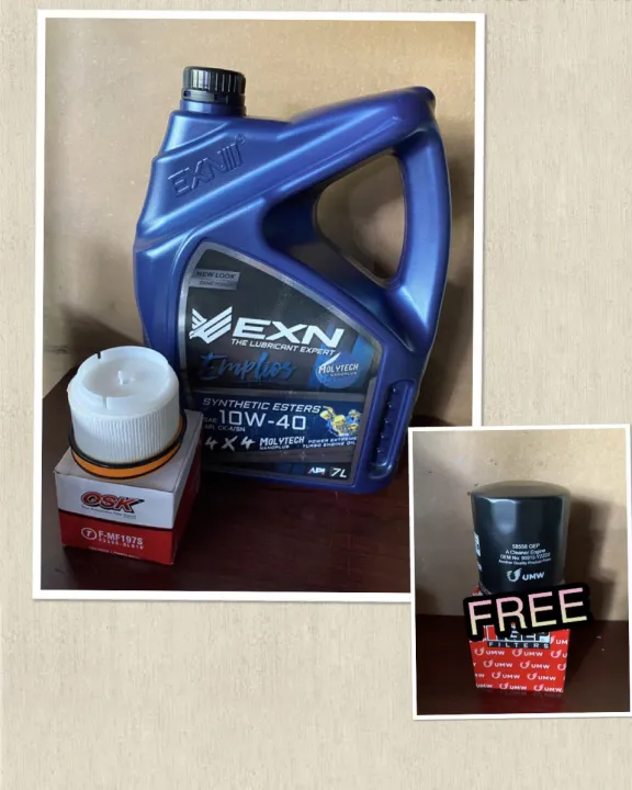 EXN Carios 10W40 7L MOLYTECH SEMI SYNTHETIC ENGINE OIL For HILUX TRITON ...