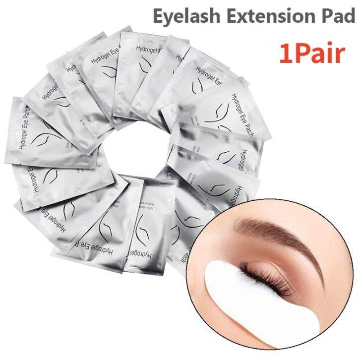 C.three 1 Pairs Hydrogel Eye Patch Eyelash Extension Pad Eyelashes ...