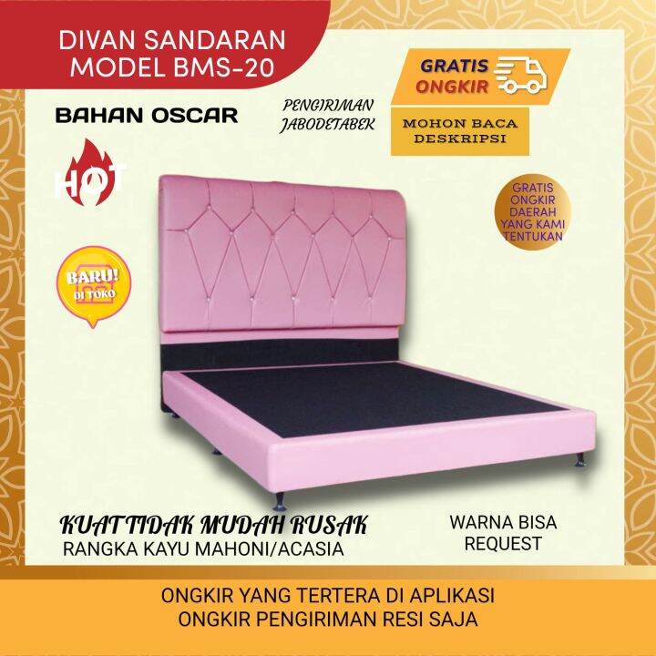 divan sandaran dipan tempat tidur ukuran 180*200 BMS-20 | Lazada Indonesia