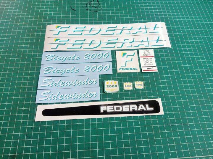 stiker sepeda federal sidewinder | Lazada Indonesia