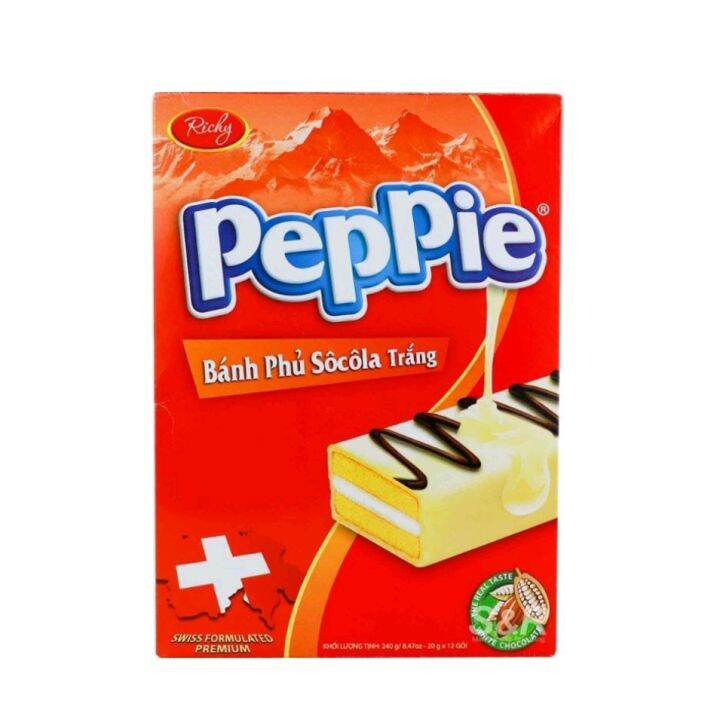 Peppie Vanilla Milk Choco Pie -20gx12pcs | Lazada PH