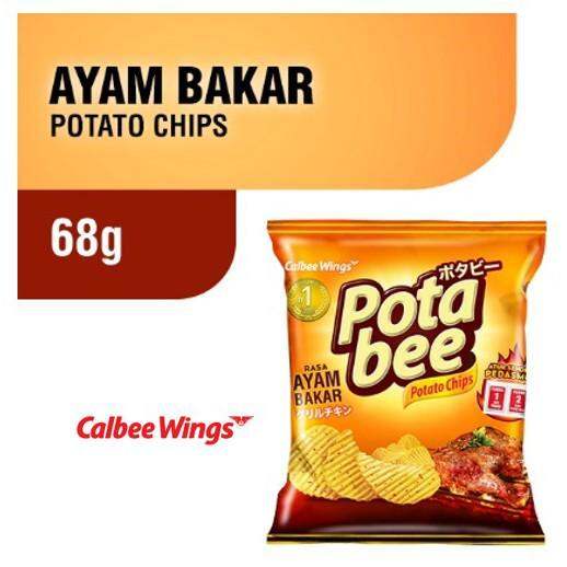 POTA BEE KERIPIK KENTANG RASA AYAM BAKAR 68 GRAM ISI 2 PCS | Lazada ...
