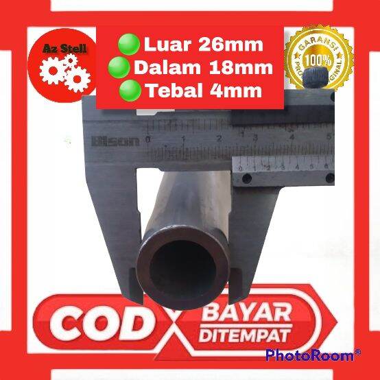 Pipa Besi 3/4 Inch tebal 4mm Panjang 100cm/50cm | Lazada Indonesia