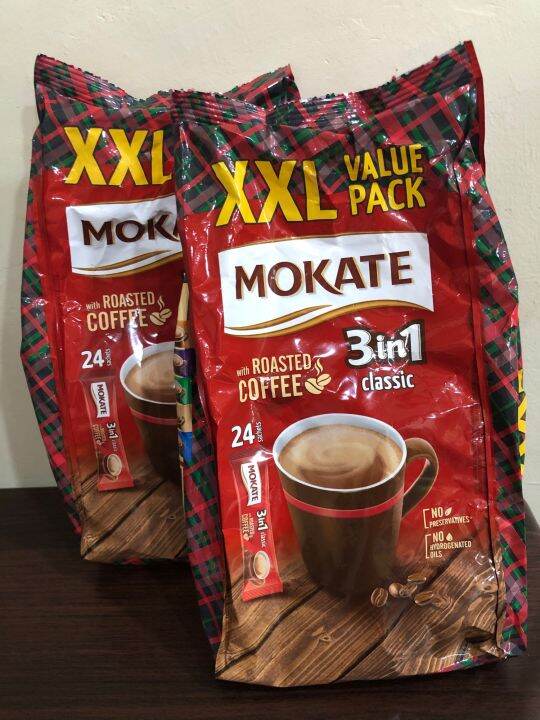 Mokate 3-in-1 Classic Roasted Coffee XXL Value Pack (24 sachets) | UK | Lazada PH