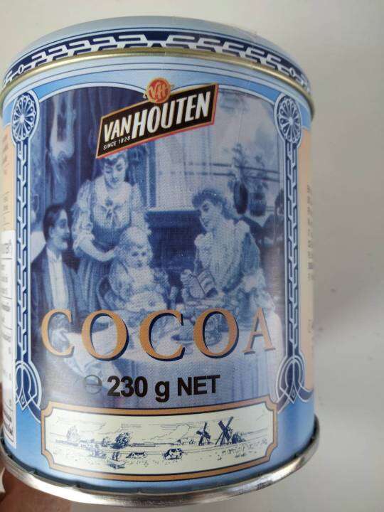 Van Houten Cocoa Powder โกโก้ผง 230g. ราคาโปรโมชั่น | Lazada.co.th