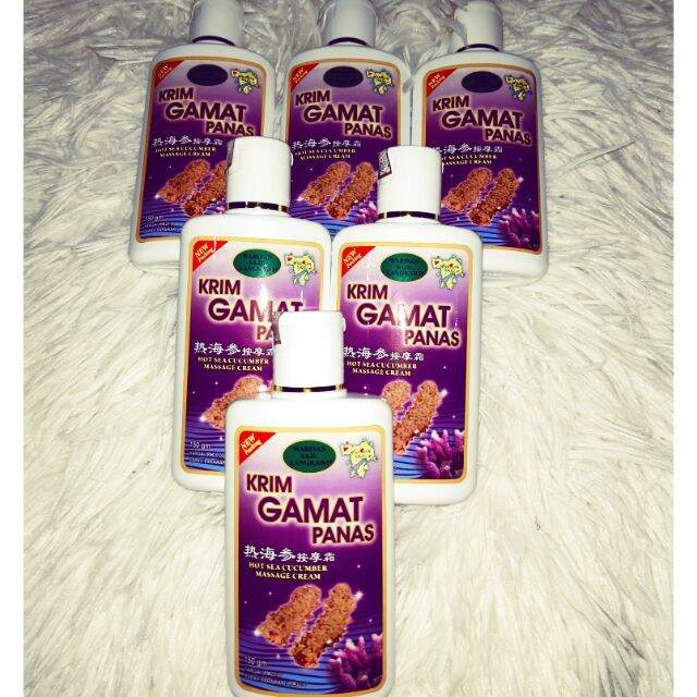 Krim Gamat Panas Warisan Saju Langkawi (Hot Sea Cucumber Massage Cream ...